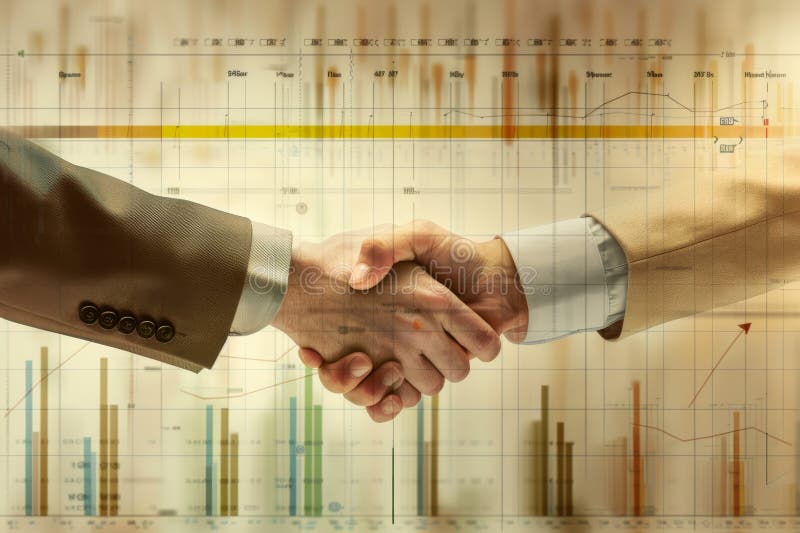 Collaborative Project Completion Stock Illustration - Illustration of ...