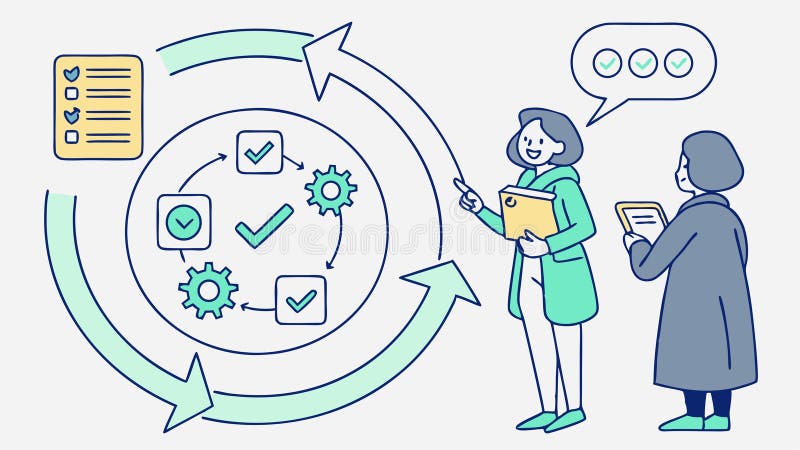 Collaborative Project Management Checklist, Vector Design Generative AI Stock Vector ...