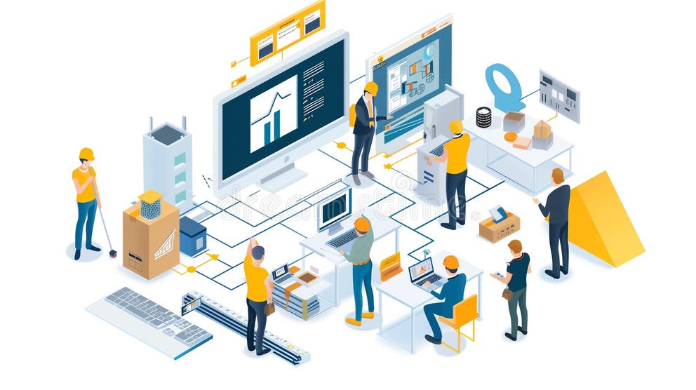 Project Coordination Stock Illustrations – 2,589 Project Coordination ...