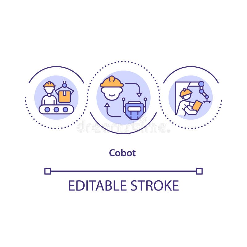 Robot Human Collaboration Icon Stock Illustrations – 196 Robot Human ...