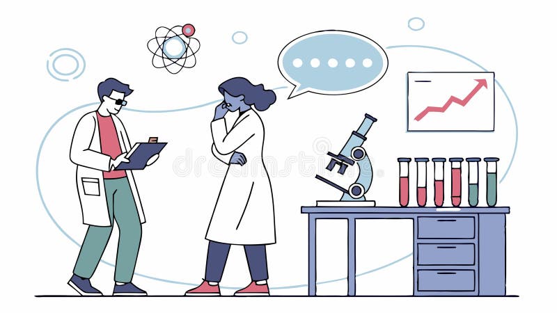 Collaborative Scientific Research, Lab Team, Data Analysis, Vector Design Generative AI Stock ...