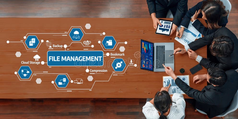 Collaborative Team Discussion on File Management Strategies and ...