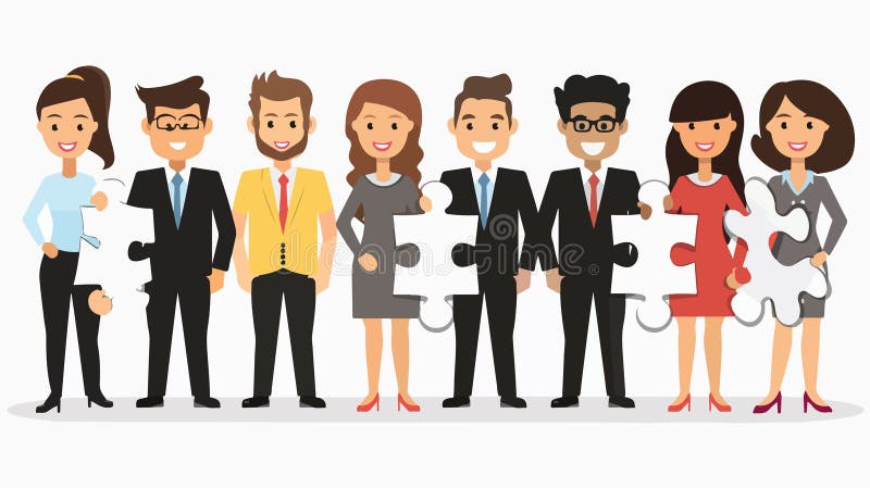 A Collaborative Team Working on a Project, Showcasing Teamwork and ...