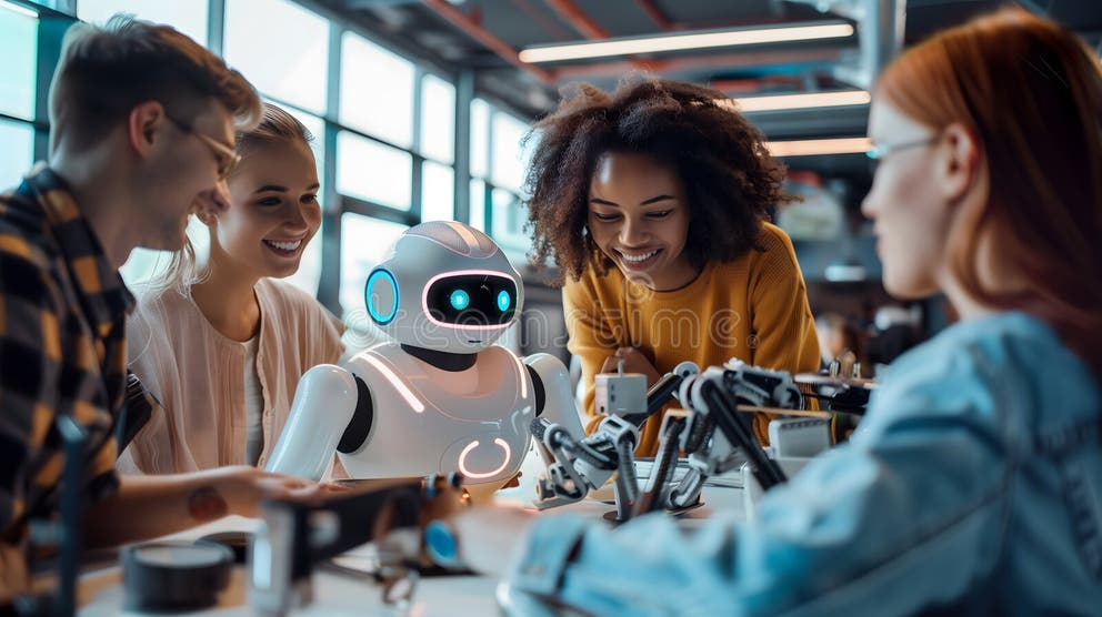 Team Robot Stock Illustrations – 7,429 Team Robot Stock Illustrations ...