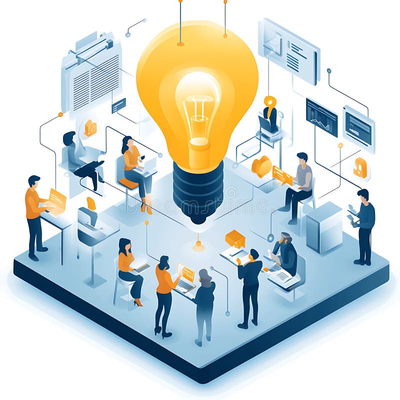 Collaborative Team Working Their Creative Solutions Stock Photos - Free & Royalty-Free Stock ...