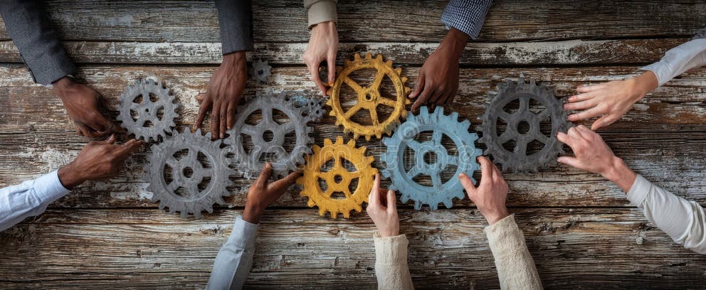 The Collaborative Teamwork of Diverse Hands Arranging Interlocking ...