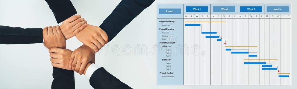 Collaborative Teamwork for Project Management with Gantt Chart Overview, Weekly Planning, and ...