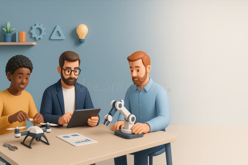 Collaborative Teamwork on Robotics Project with Diverse Professionals ...