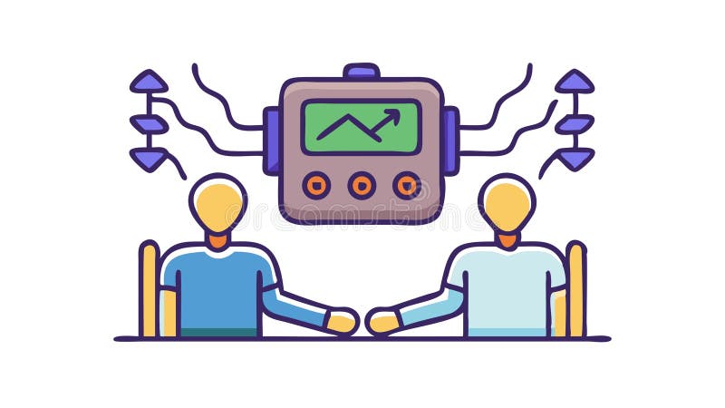 Collaborative Tech Meeting, Symbolizing Teamwork and Shared Innovation ...