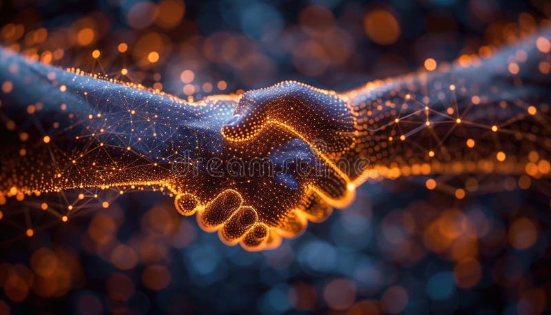 Collaborative Virtual Handshake Visualizing Digital Network Connections ...