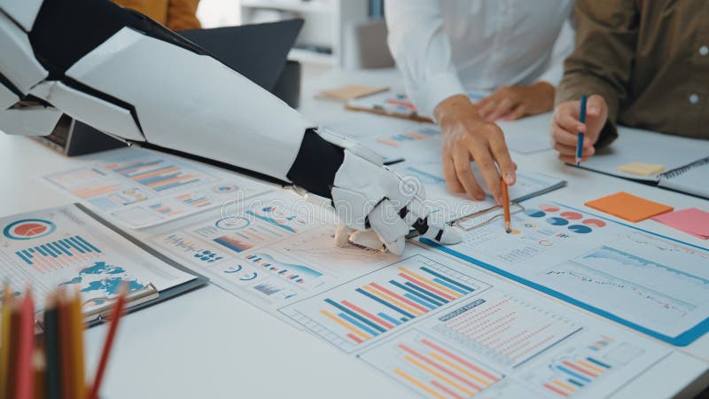 Collaborative Work between Human and Robot in Modern Office Environment with Graphs, Charts, and ...