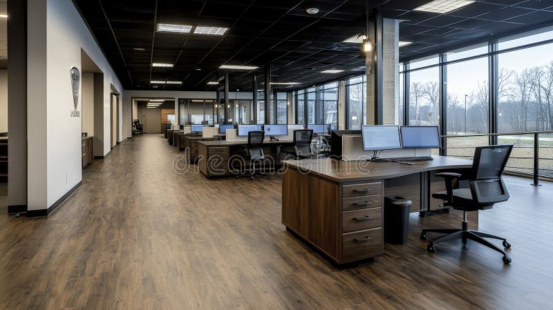 Collaborative Workspace for Employees Modern Office Interior Design ...