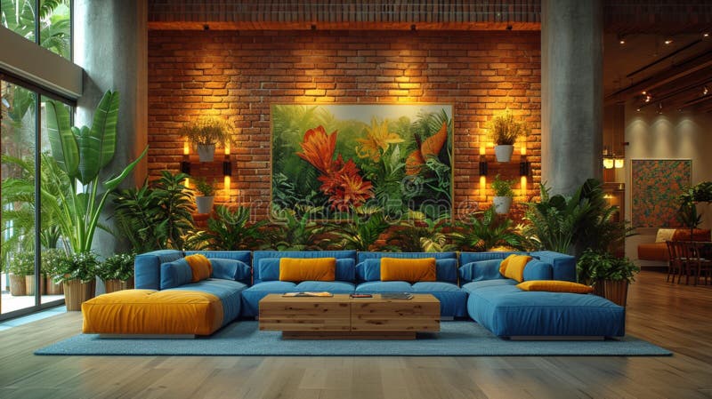 Collaborative Workspace: Harmony in Workspaces Stock Illustration ...