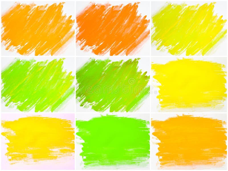 Collage of Abstract Water Color Textured Backgrounds Stock Illustration ...