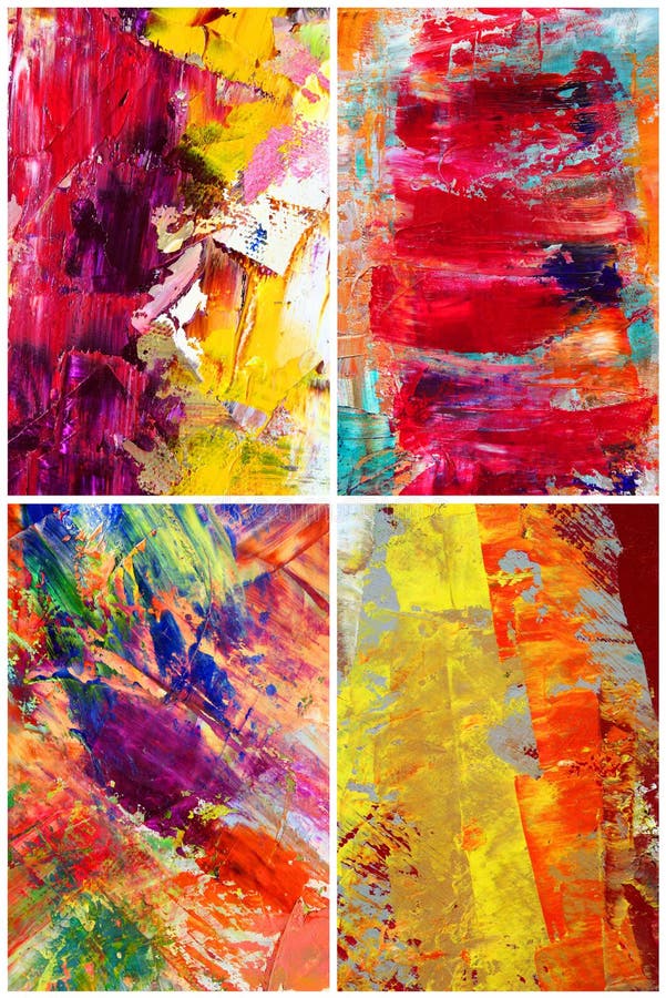 Collage abstracto stock de ilustración. Ilustración de pintura - 12373442