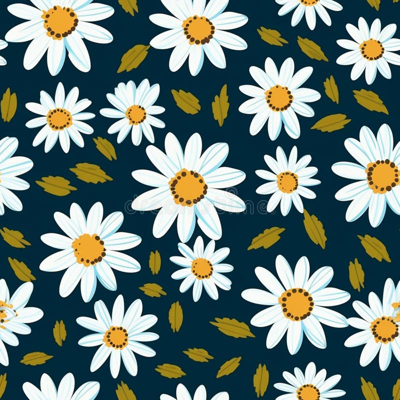 Collage Art Daisy Image for Eye-catching Attention Stock Illustration ...