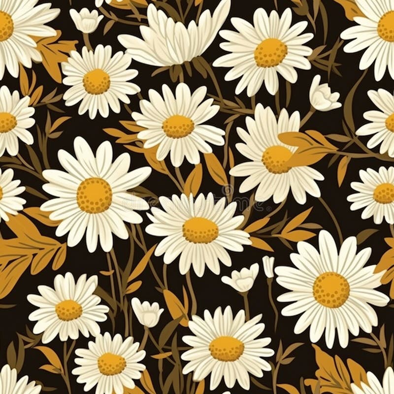 Collage Art Daisy Image for Eye-catching Attention Stock Illustration ...