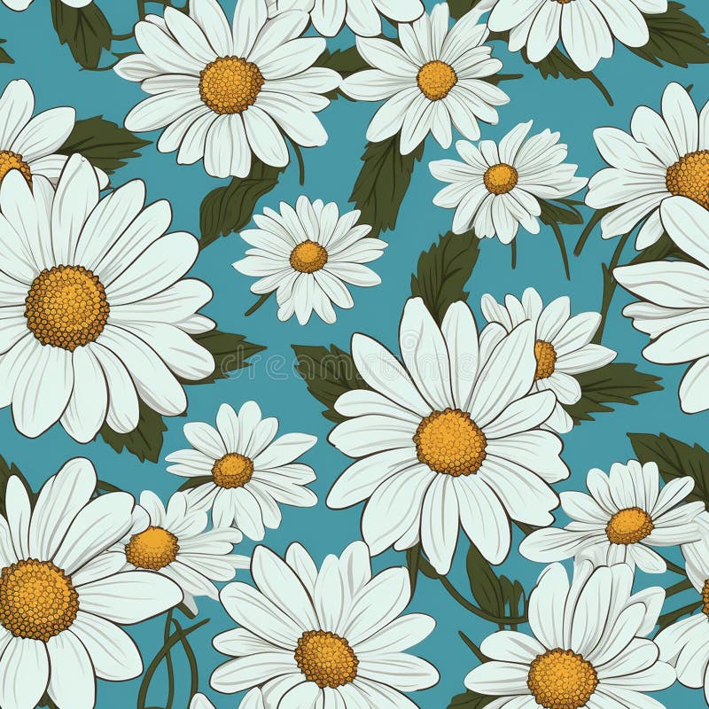 Collage Art Daisy Image for Eye-catching Attention Stock Illustration ...