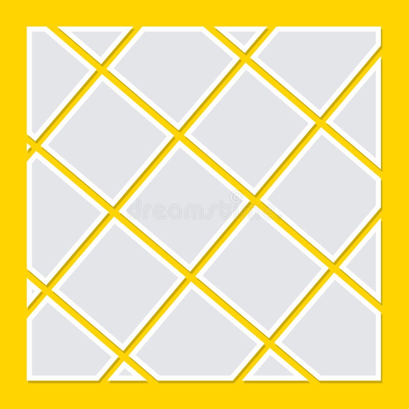 A Row of Framed Frames on a Wall Stock Vector - Illustration of ...