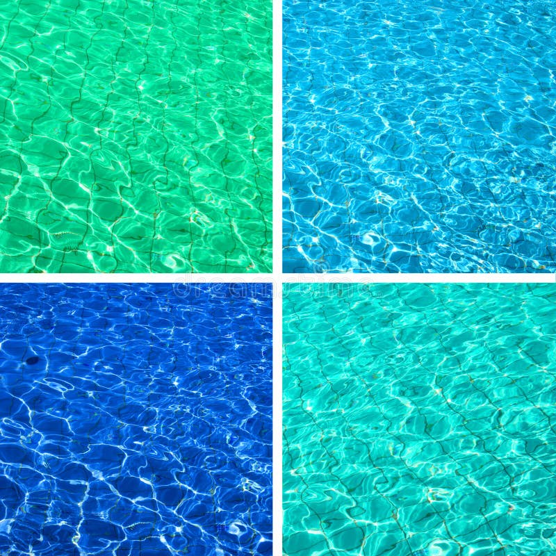 A Collage of Beautiful Water Images Stock Image - Image of liquid ...