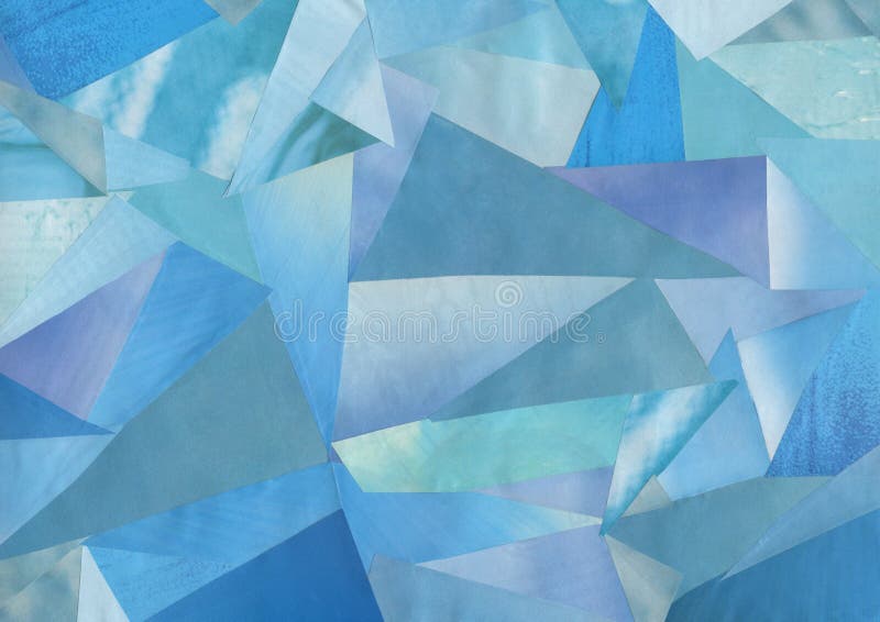 Collage of blue paper stock image. Image of blue, patch - 39986673