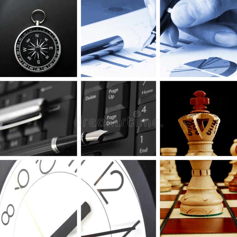 Business collage stock photo. Image of design, technology - 13506146