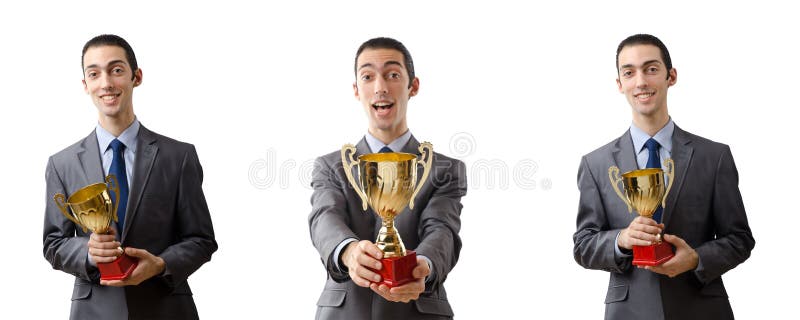 The Collage of Businessman Receiving Award Stock Photo - Image of ...