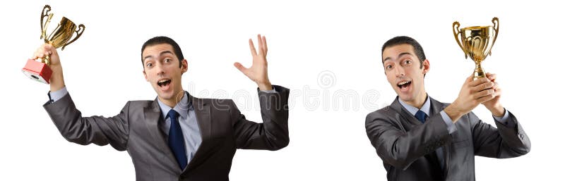 The Collage of Businessman Receiving Award Stock Image - Image of ...
