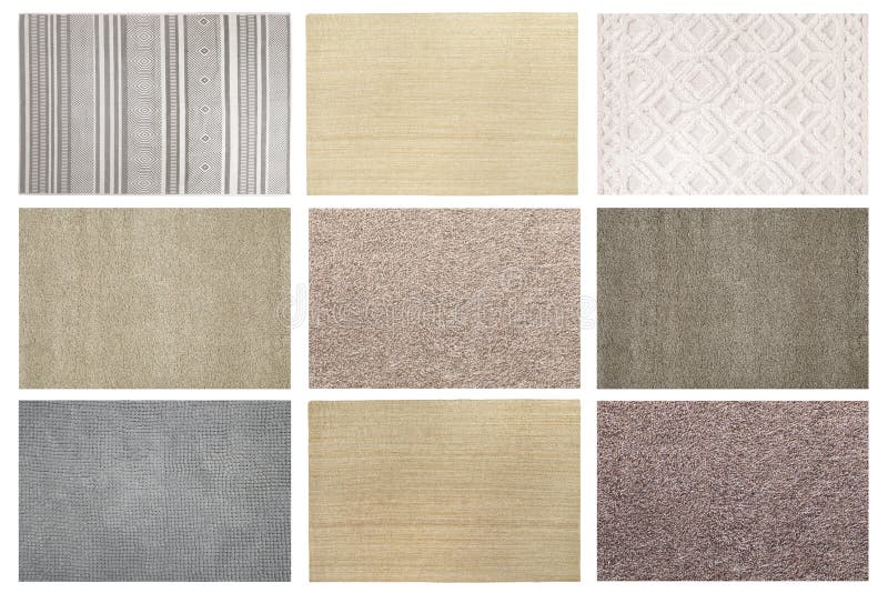 Collage with Carpet Texture in Different Shades Stock Image - Image of ...