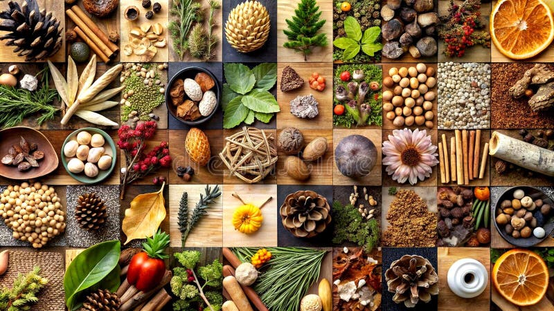 A Tapestry of Textures: a Collage of Natural Materials and Found ...