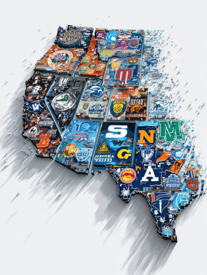 Texas Map Featuring Dalkas Stock Photos - Free & Royalty-Free Stock ...