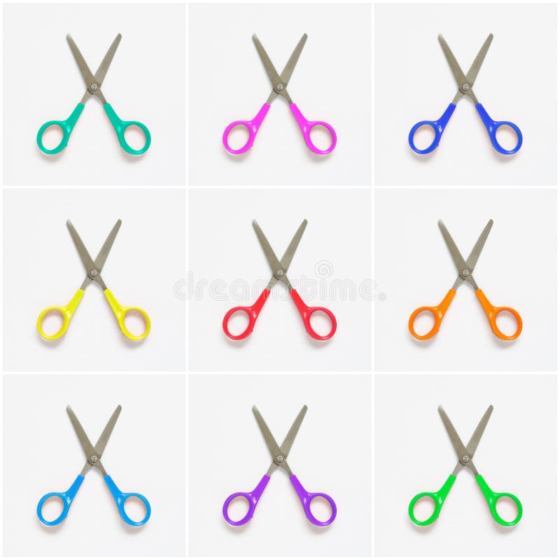 Colorful scissors stock photo. Image of isolated, tool - 28126806