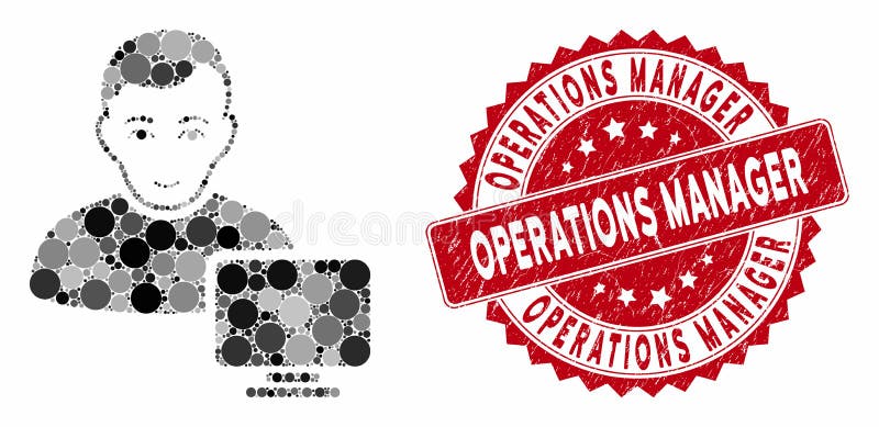 Collage Computer Administrator with Scratched Operations Manager Seal ...
