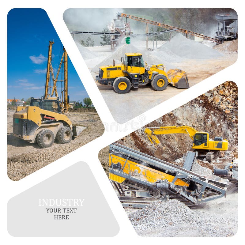 Collage of Construction Ambian Stock Image - Image of hand, caucasian ...