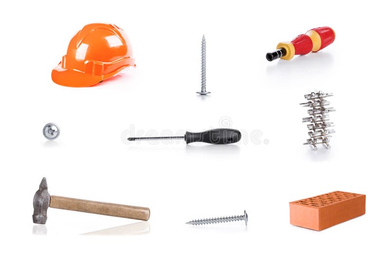 Collage of Construction Ambian Stock Image - Image of hand, caucasian ...