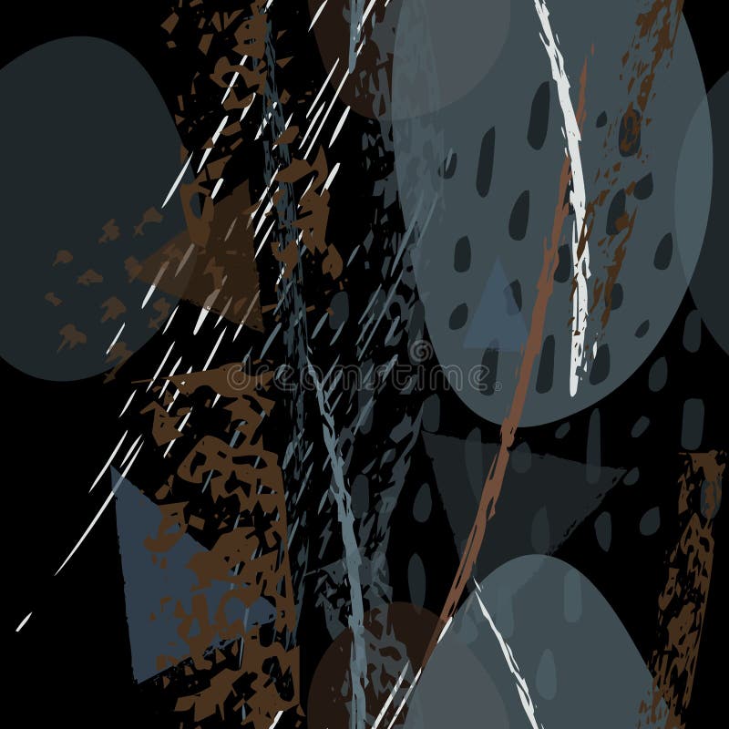 Collage Contemporary Textures. Artistic Modern Stock Vector ...