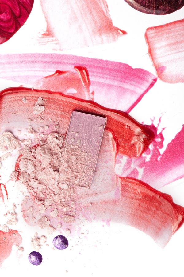 Collage of Cosmetics for Advertising. Stock Photo - Image of desktop ...