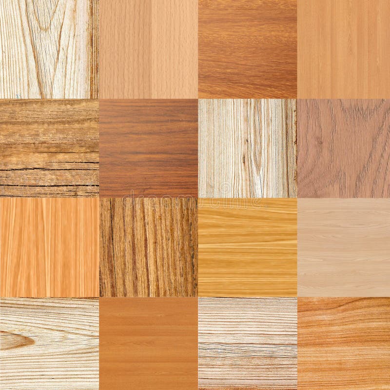 Collage De Diversa Textura De Madera Foto de archivo - Imagen de ...