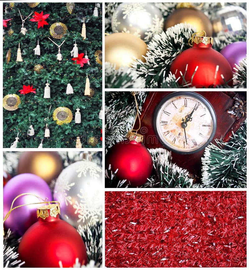 Collage de la Navidad foto de archivo. Imagen de feliz - 151706362