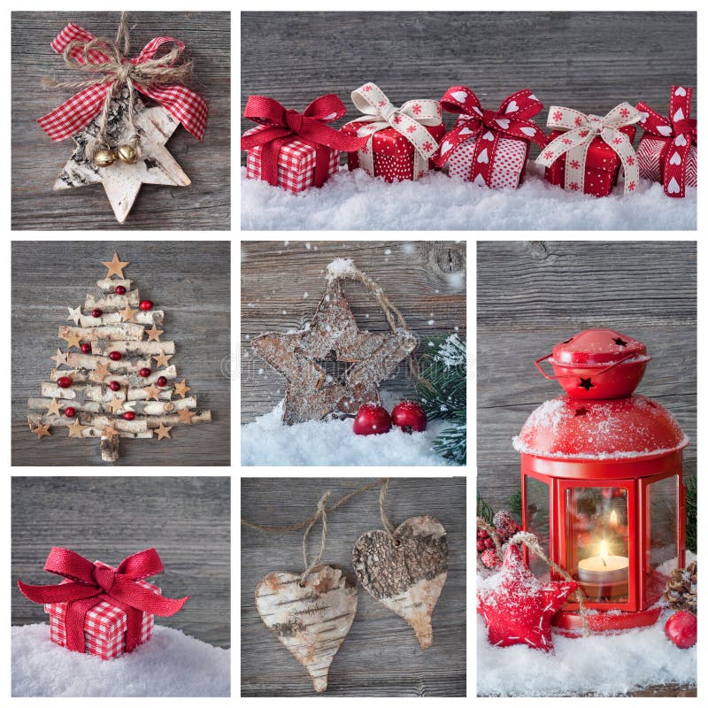 Collage de la Navidad imagen de archivo. Imagen de casero - 46562517