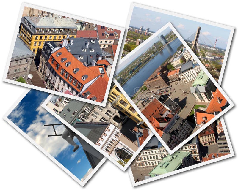 Collage de Riga imagen de archivo. Imagen de cuadro, viejo - 33490463