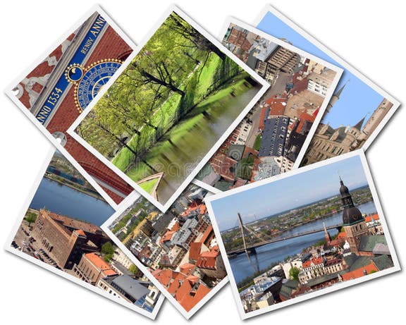 Collage de Riga imagen de archivo. Imagen de ciudad, foto - 33490465