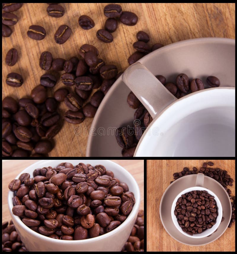 Collage del café imagen de archivo. Imagen de café, taza - 44749189
