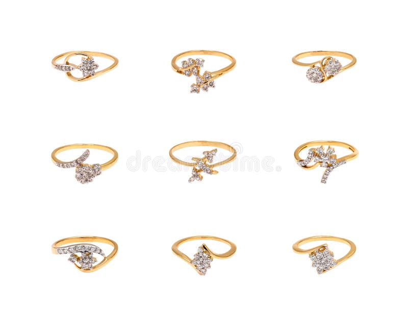 Collage of Diamond Necklace with Earrings Stock Image - Image of ...