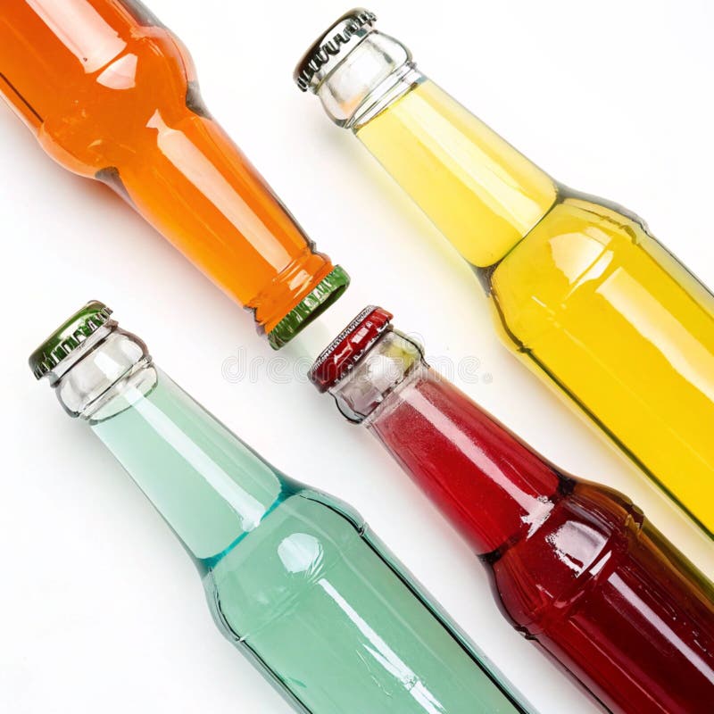 Different Colored Bottles Stock Illustrations – 863 Different Colored ...