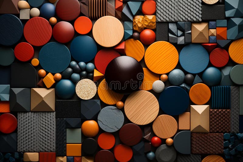 A Collage of Different Colors and Textures Representing Diversity and ...