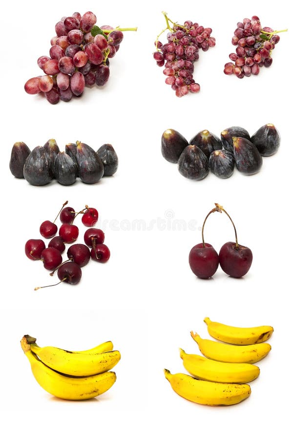 Collage of Different Fruits Stock Image - Image of ingredient, group ...