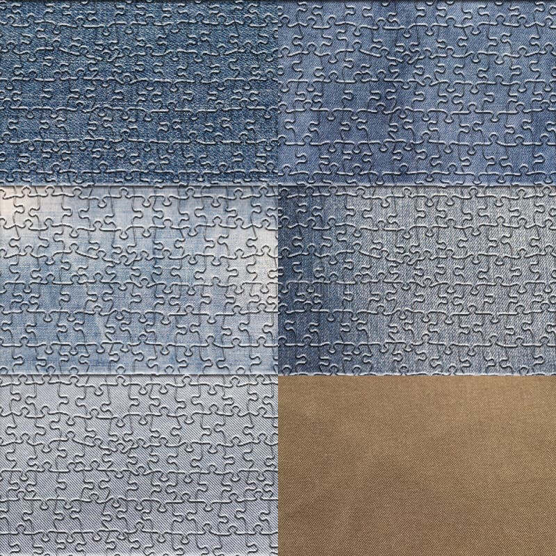 Collage of Different Jeans Texture. Clothes Collage Stock Photo - Image ...