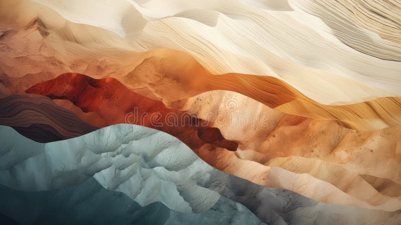 A Collage of Different Natural Earth Textures Mixed in a Beautiful ...