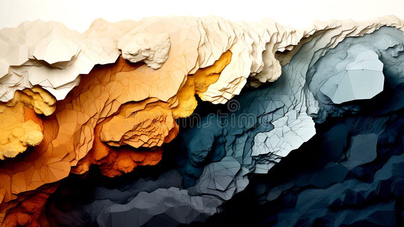 A Collage of Different Natural Earth Textures Mixed in Beautiful ...